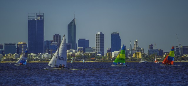 Perth Skyline – Aussie on the Road